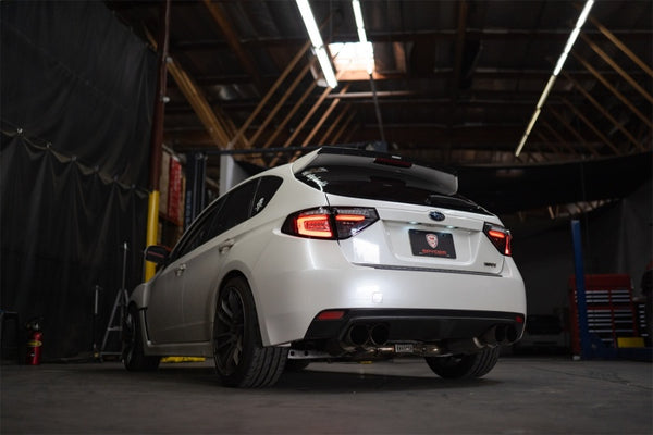Spyder 08 14 Subara Impreza WRX Hatchback LED Tail Lights Seq Signal B